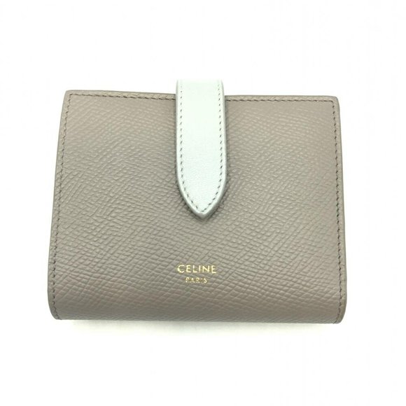 Celine | Accessories | Celine Small Strap Wallet Essential Bicolor ...